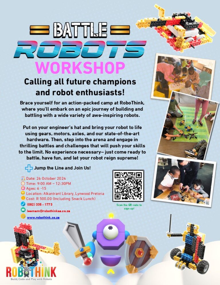 Battle Robots Workshop | RoboThink South Africa