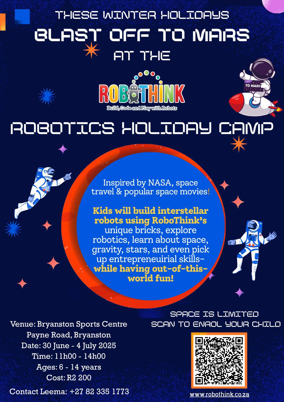 Robotics Holiday Camp | STEM Programs Near Me | RoboThink South Africa